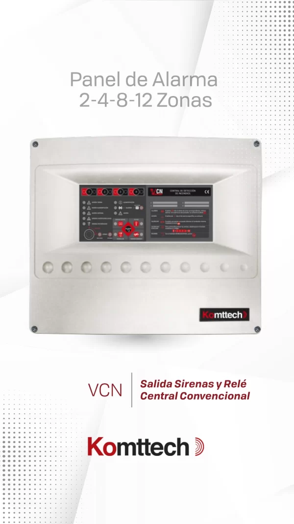 Panel de Alarma Convencional de 4 Zonas – simicro.com